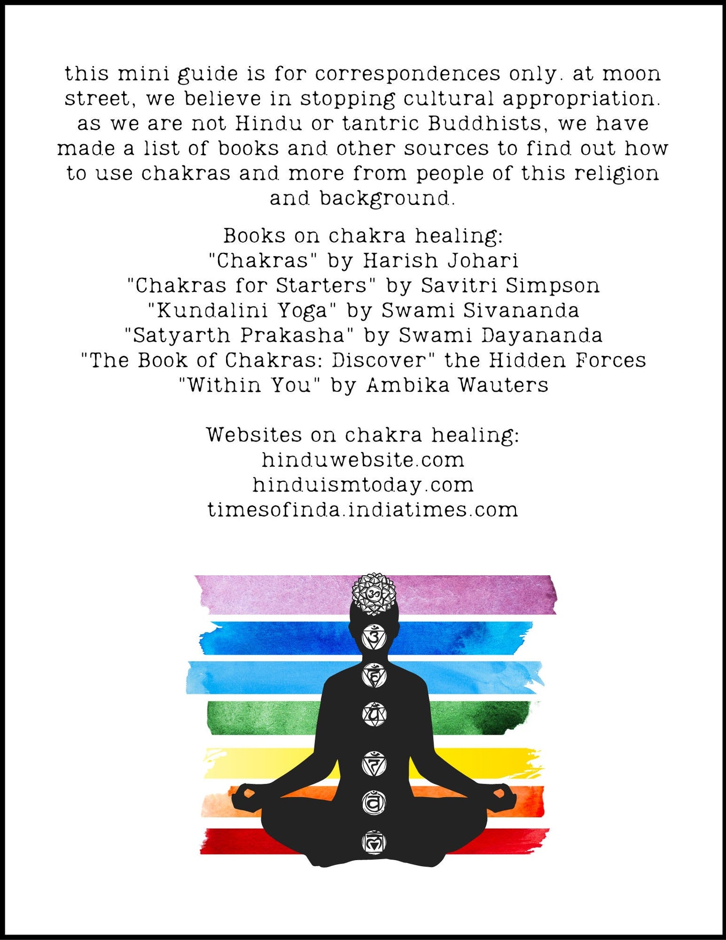 The Mini Chakra Handbook PDF DOWNLOAD – Moon Street Kits INC